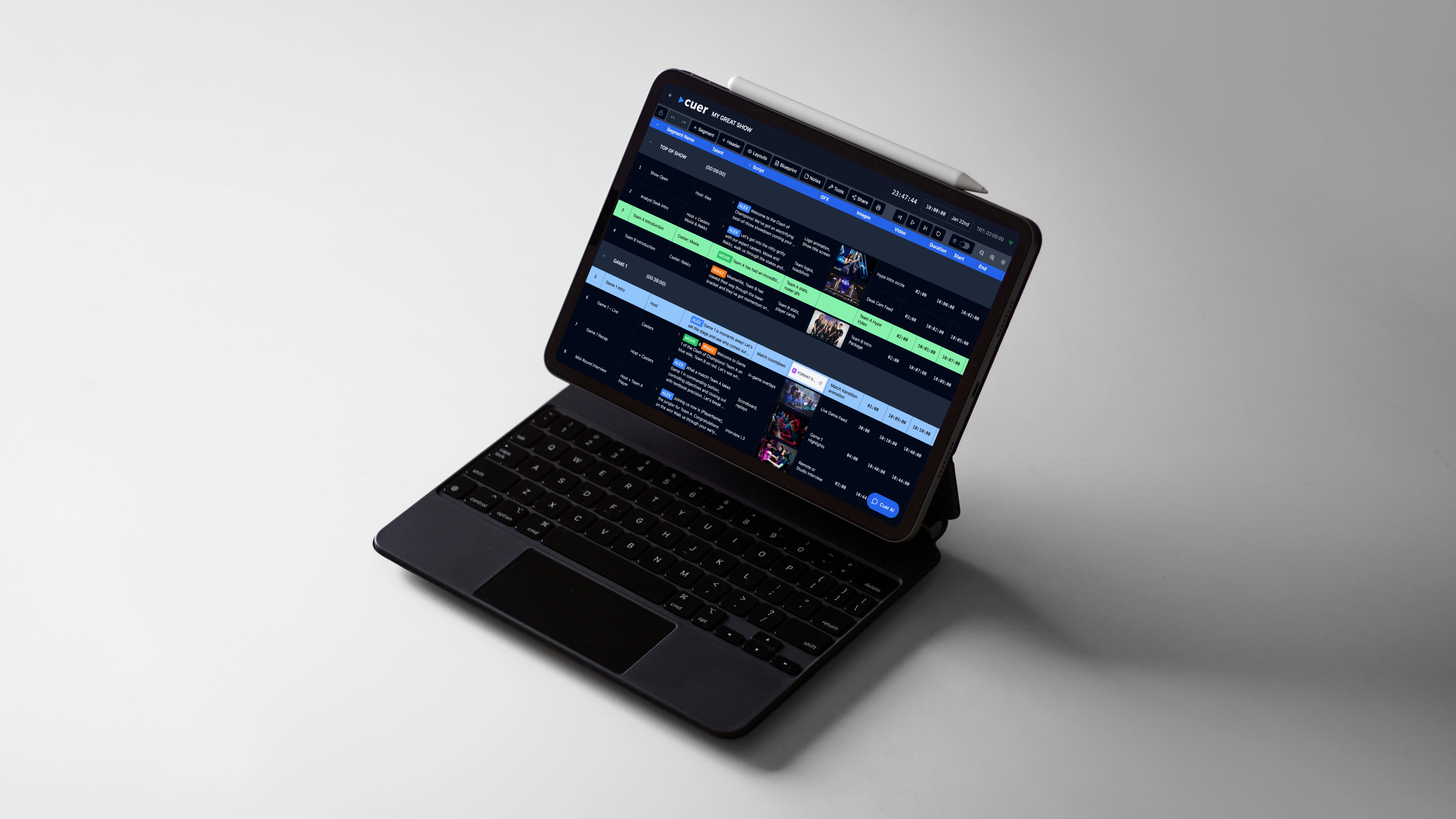 Cuer: Broadcast Rundown Software for Live Production